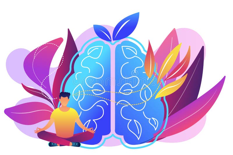 Ejemplo Del Vector Del Concepto Del Mindfulness Ilustración del Vector ...