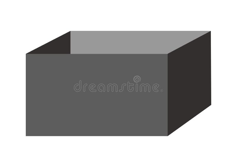 Ejemplo Del Vector De La Caja Simple Ilustración del Vector ...