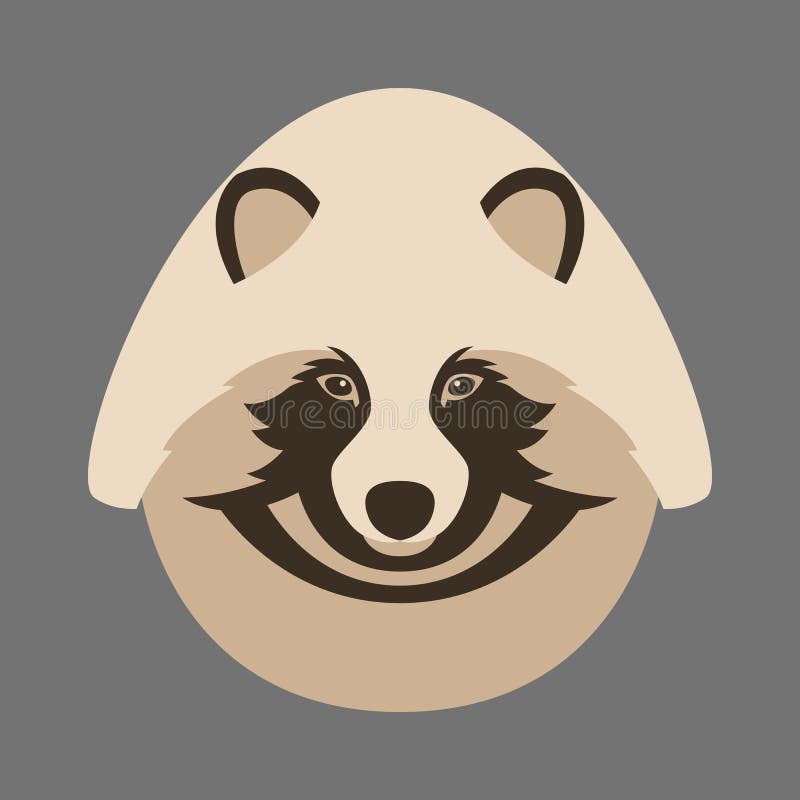 Frente Plano Del Estilo Del Ejemplo Del Vector De La Cabeza De La Cara ...