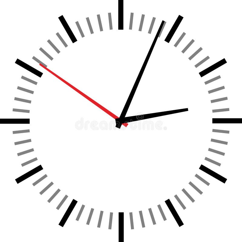 Ejemplo Del Vector De La Cara De Reloj Ilustración del Vector ... Ejemplo Del Vector De La Cara De Reloj Ilustración del Vector ...