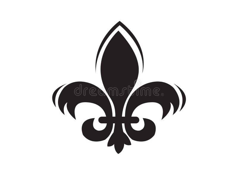 Ejemplo Del Vector De La Flor De Lis Ilustración del Vector ...