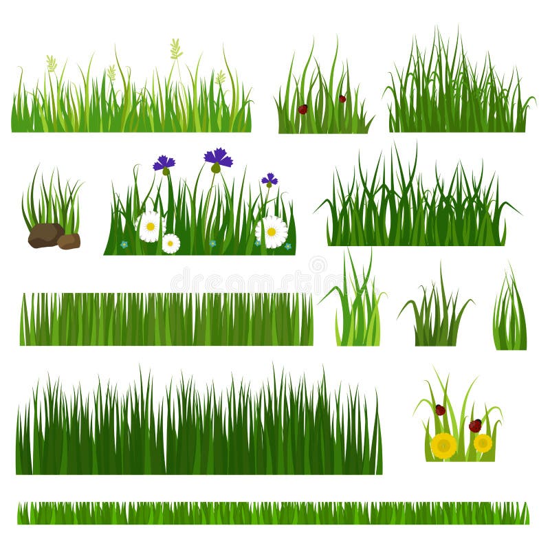 Ejemplo Del Vector De La Hierba Ilustración del Vector - Ilustración de ...