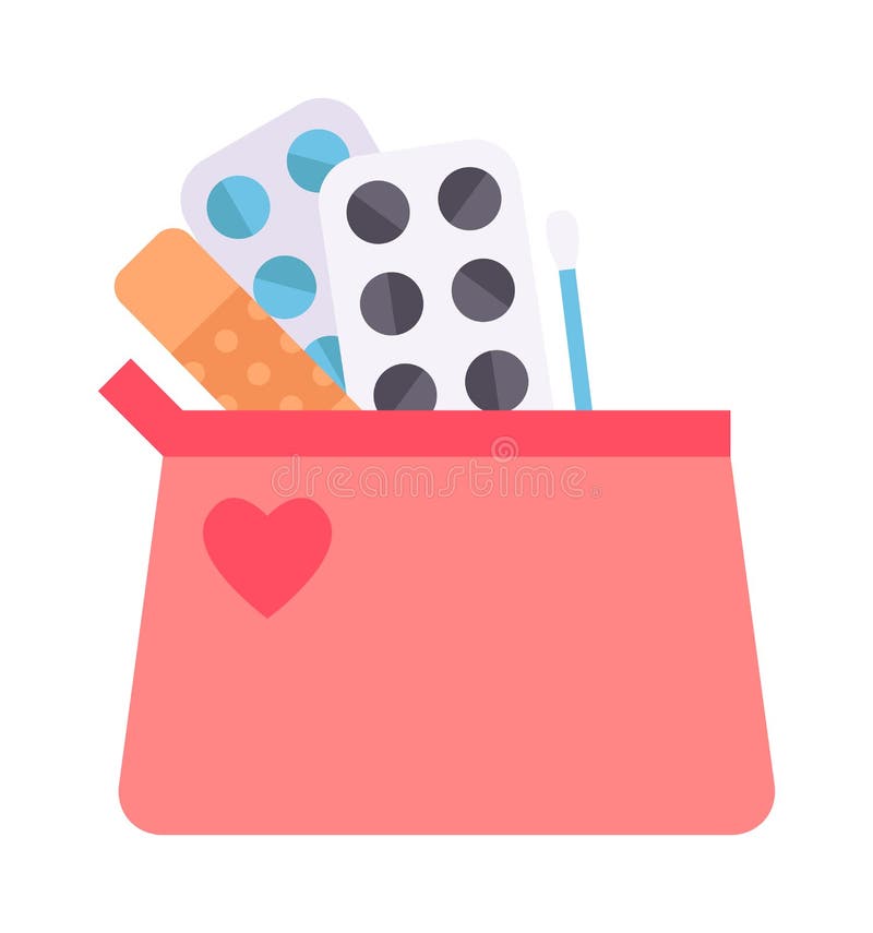 Icono Anticonceptivo De La Inyección Estilo Del Esquema Ilustración
