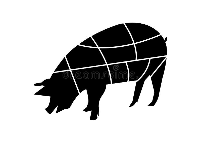 Ejemplo Del Vector De Un Cerdo Ilustración del Vector - Ilustración de ...