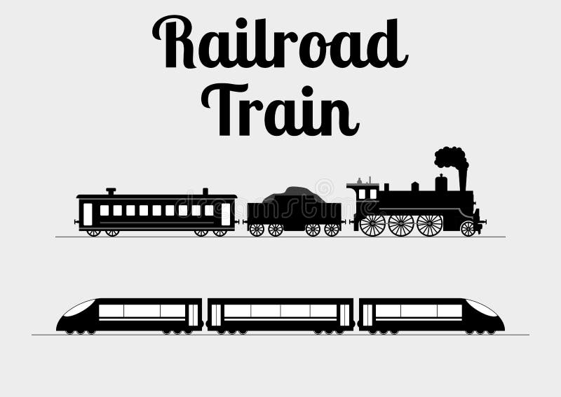 Ejemplo Del Vector De Un Tren Ilustración del Vector - Ilustración de ...
