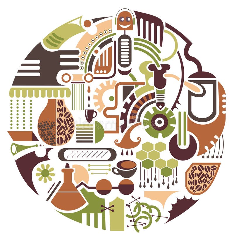 El Infographics Del Café, Fijó Los Elementos Para Crear Su Propia ...