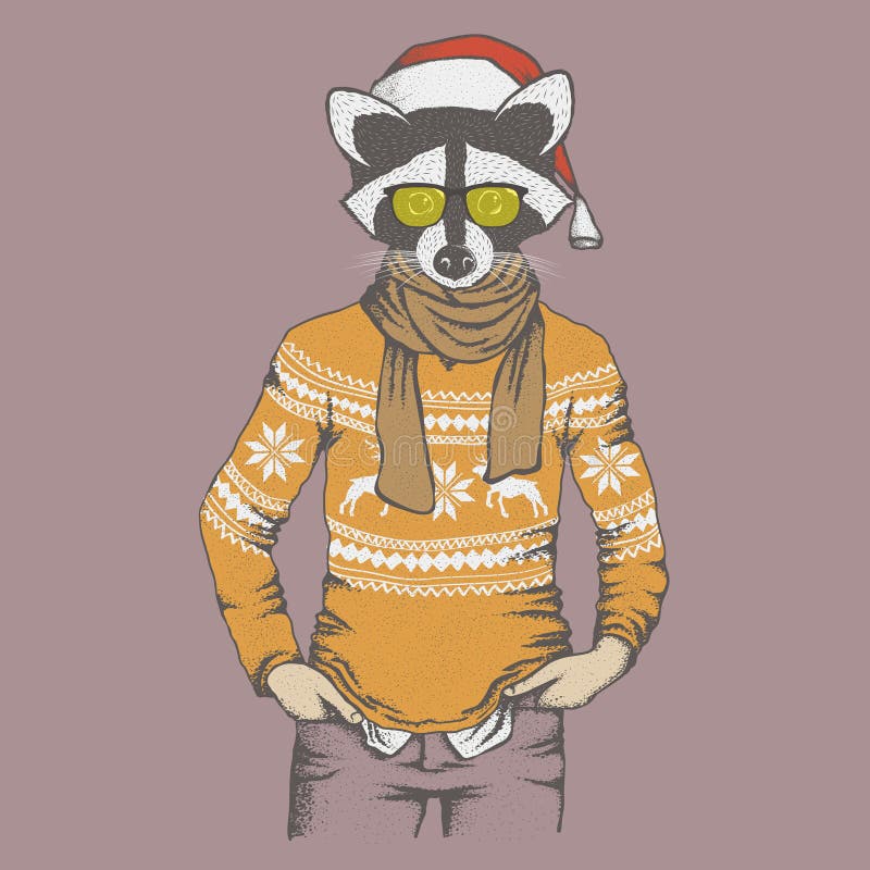 Ejemplo Del Vector Del Mapache Ilustración del Vector - Ilustración de ...
