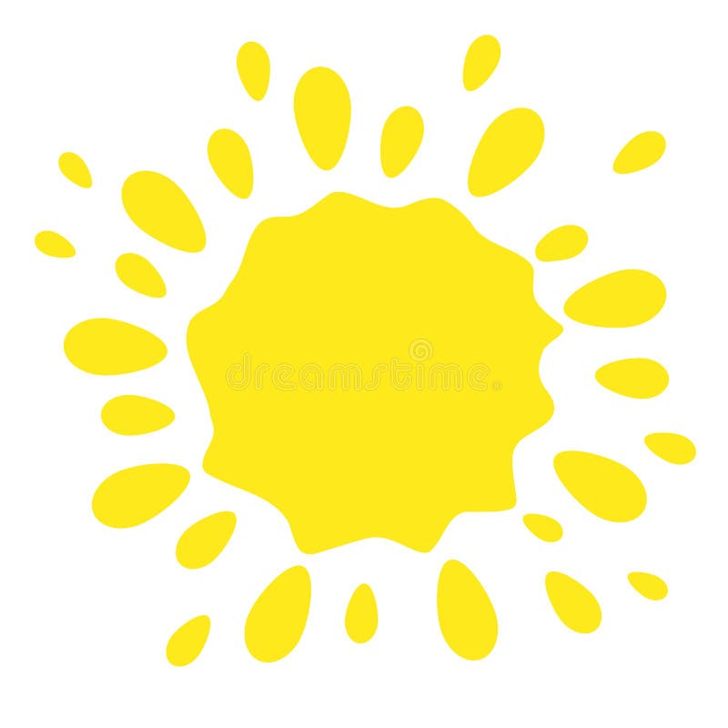 Ejemplo del vector del sol stock de ilustración. Ilustración de color ...