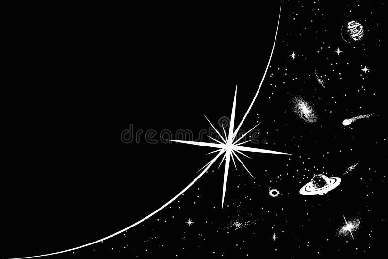 Ejemplo Del Vector Del Universo Ilustración del Vector - Ilustración de ...