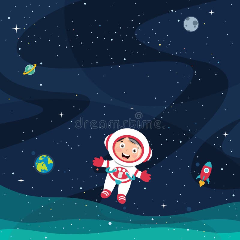 Ejemplo Del Vector Del Espacio Ilustración del Vector - Ilustración de ...