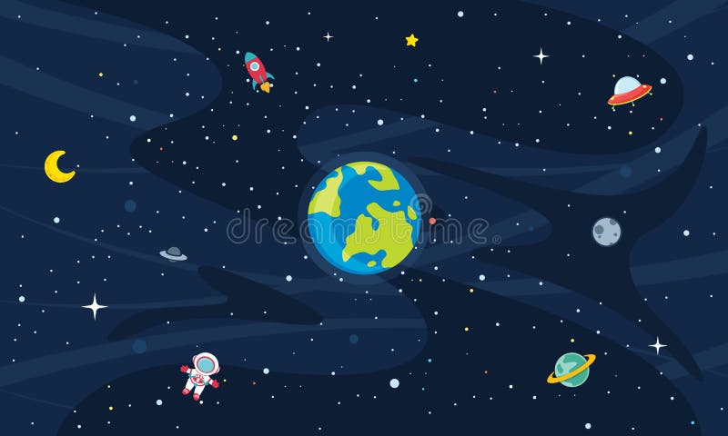 Ejemplo Del Vector Del Espacio Ilustración del Vector - Ilustración de ...