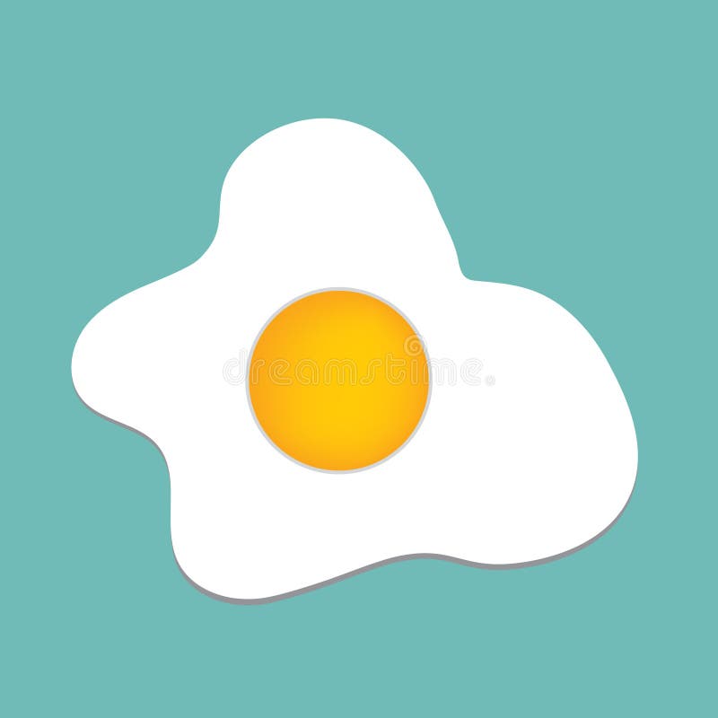 Ejemplo Del Vector Del Huevo Frito Ilustración del Vector - Ilustración ...