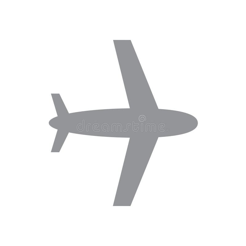 Ejemplo Del Vector Del Icono Del Aeroplano Ilustración del Vector ...