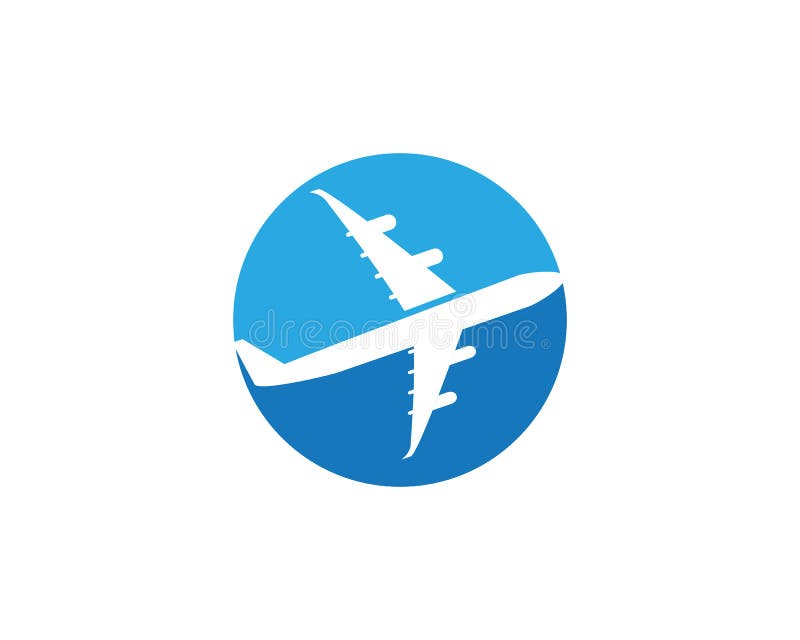 Ejemplo Del Vector Del Icono Del Aeroplano Ilustración del Vector ...