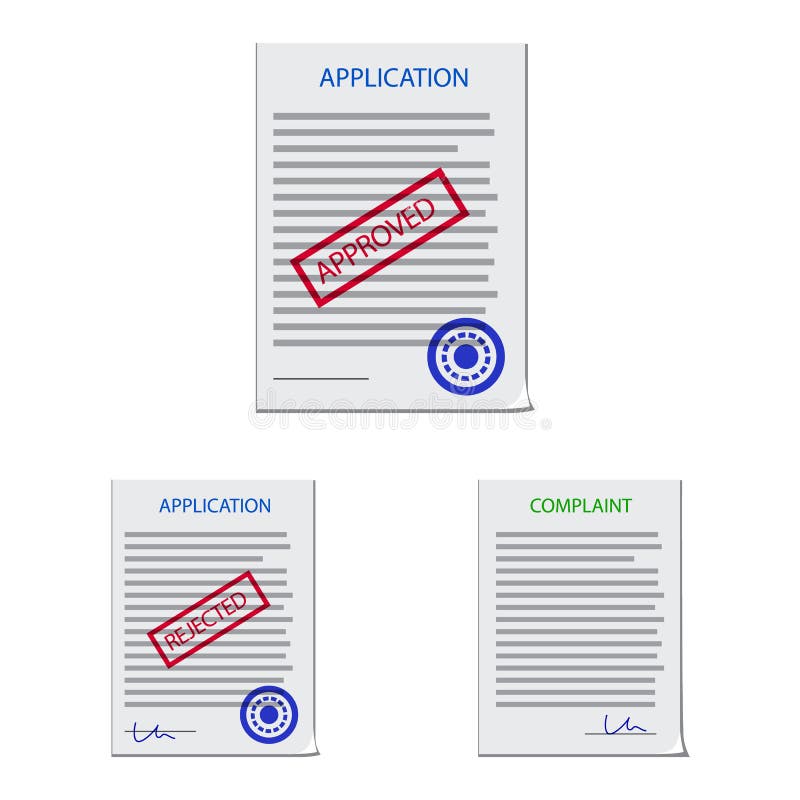 Ejemplo Del Vector Del Icono De La Forma Y De Documento Colecci?n De ...