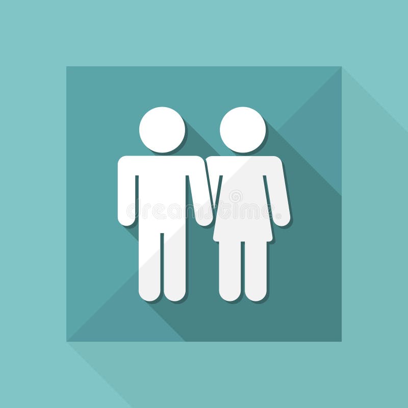 Ejemplo Del Vector Del Icono De Los Pares Ilustración del Vector ...