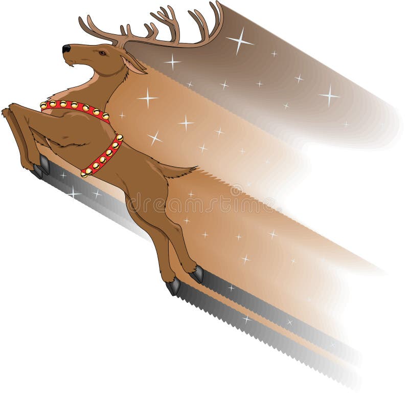 Ejemplo Del Vector Del Reno Ilustración del Vector - Ilustración de ...