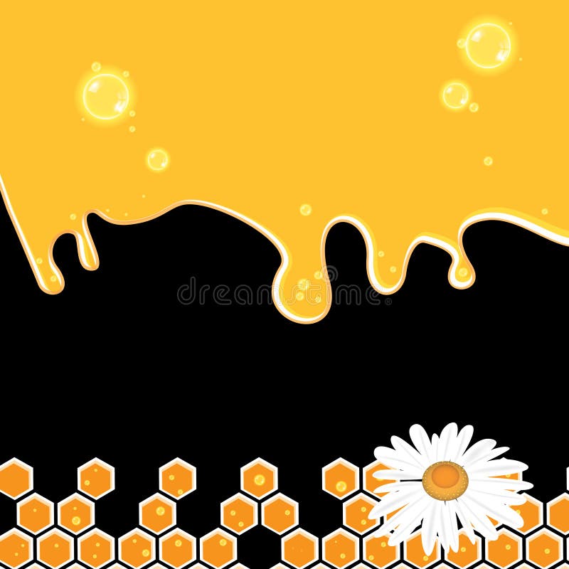 Ejemplo Dulce Del Vector De La Miel, Ilustración del Vector ...