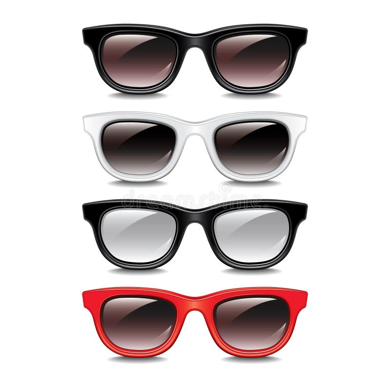 Vector de las gafas de sol ilustración del vector. Ilustración de ...