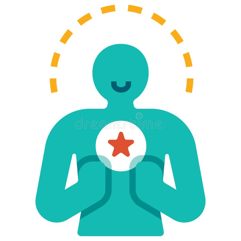 Ejemplo Plano Del Amor Propio Ilustración del Vector - Ilustración de ...