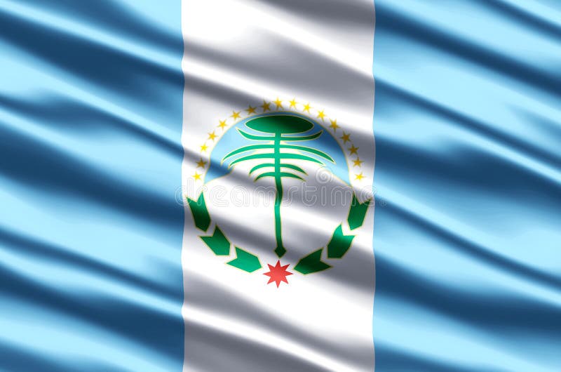 Ejemplo Realista De La Bandera De Neuquen Stock de ilustración ... Ejemplo Realista De La Bandera De Neuquen Stock de ilustración ...