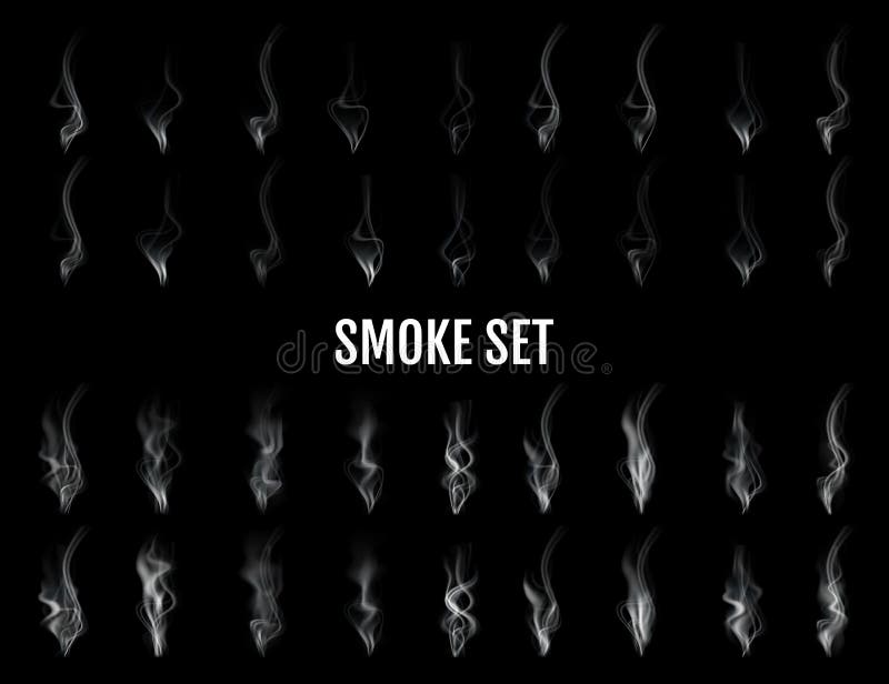 Ejemplo Realista Digital Del Vector De Humo Ilustración del Vector ...