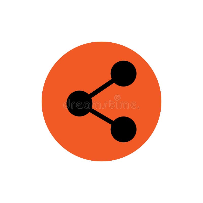 Ejemplo Redondo Del Icono De La Parte Ilustración del Vector ...