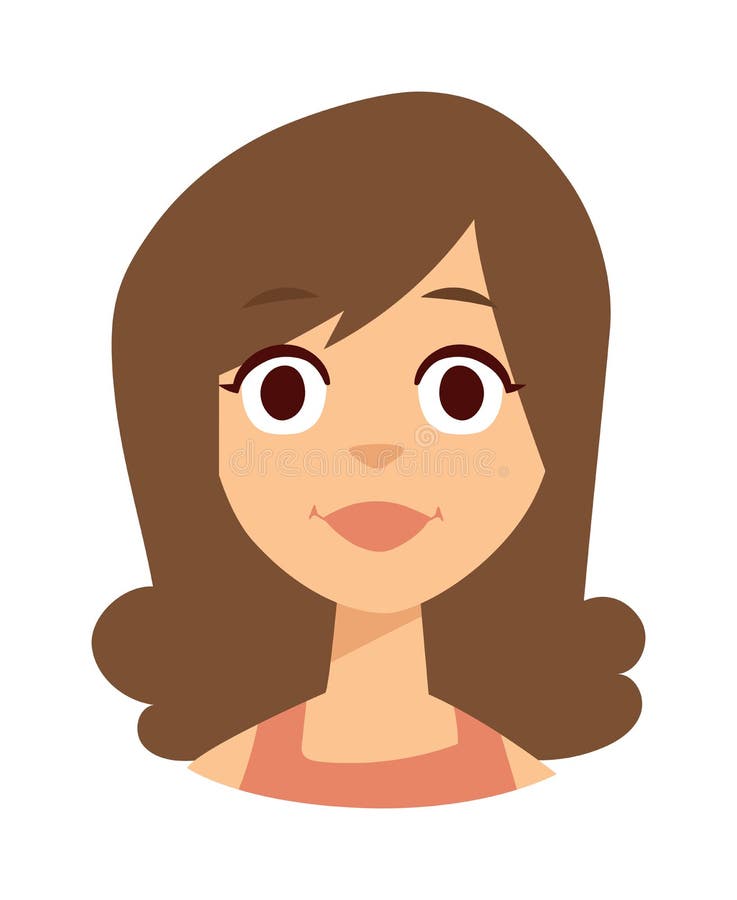 Ejemplo Feliz Del Vector De La Cara De La Mujer Ilustración del Vector ... Ejemplo Feliz Del Vector De La Cara De La Mujer Ilustración del Vector ...