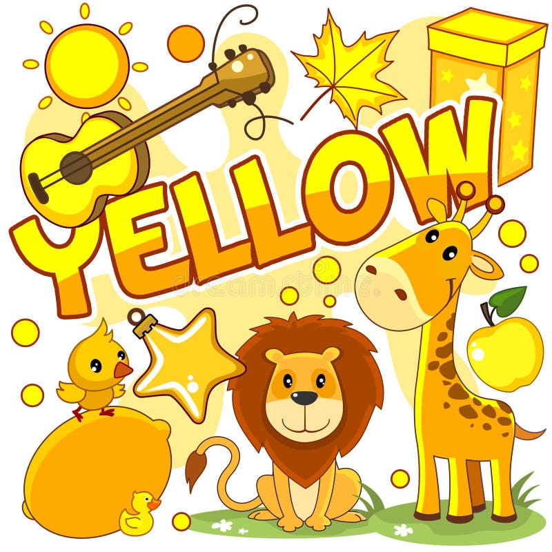 Ejemplos Del Color Amarillo Ilustración del Vector - Ilustración de ...