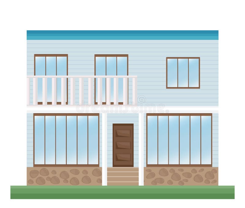 Ejemplos Modernos Del Vector Del Edificio De La Fachada De La Arquitectura Ilustración del ...