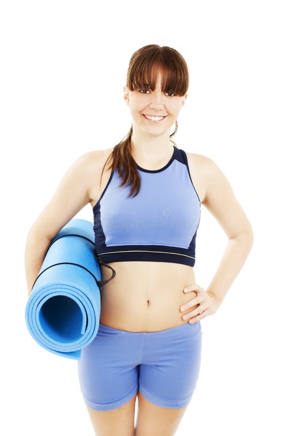 Ejercite a La Mujer De La Aptitud Imagen de archivo - Imagen de delgado ...