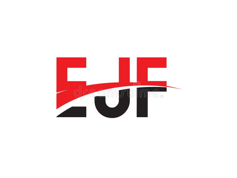 EJF Letter Initial Logo Design Vector Illustration Stock Vector ...