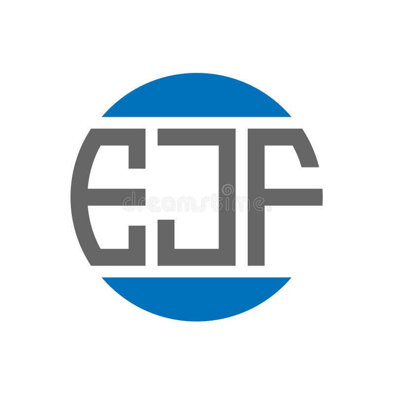 EJF Letter Logo Design on White Background. EJF Creative Initials ...