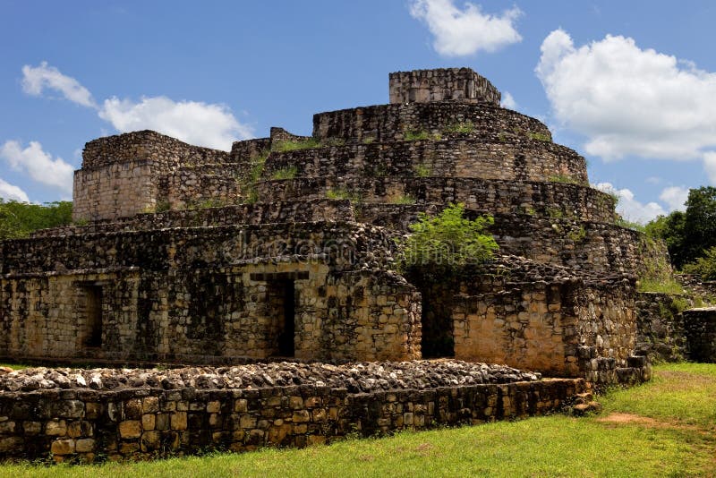 Ek Balam stock image. Image of indian, site, landmark - 34062671