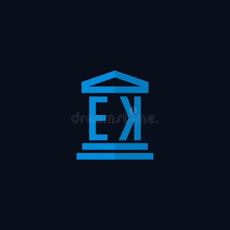 Simple Ek Monogram Logo Stock Illustrations – 1,047 Simple Ek Monogram ...