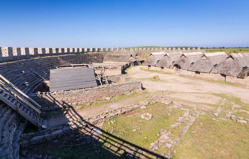 Eketorp Castle - View from the Wall Stock Image - Image of historical ...