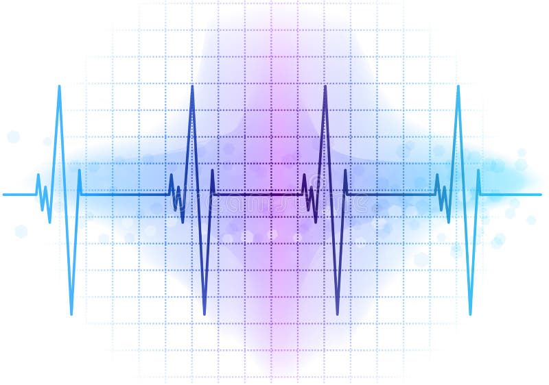 Ekg diagram stock vector. Illustration of design, grid - 18991450