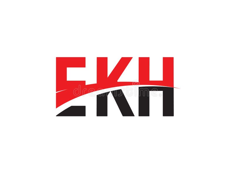 EKH Letter Initial Logo Design Vector Illustration Stock Vector ...