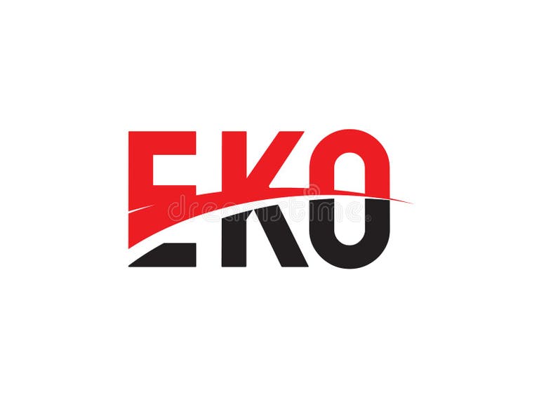 EKO Letter Initial Logo Design Vector Illustration Stock Vector ...