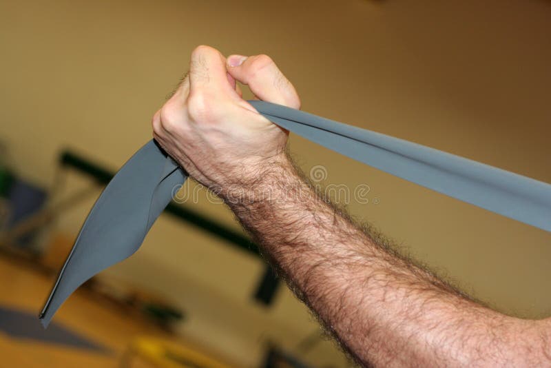 Elástico estirado tirado foto de archivo. Imagen de dedo - 3496100