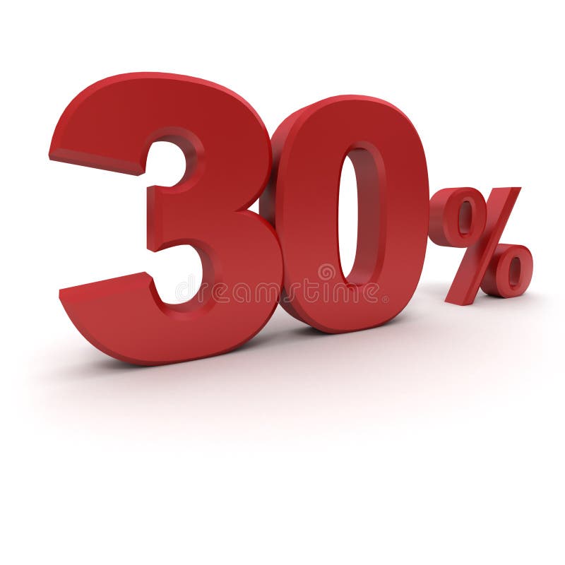 Descuente El Icono De La Venta 3d Del 25% El 30% El 35% El 40% En El ...
