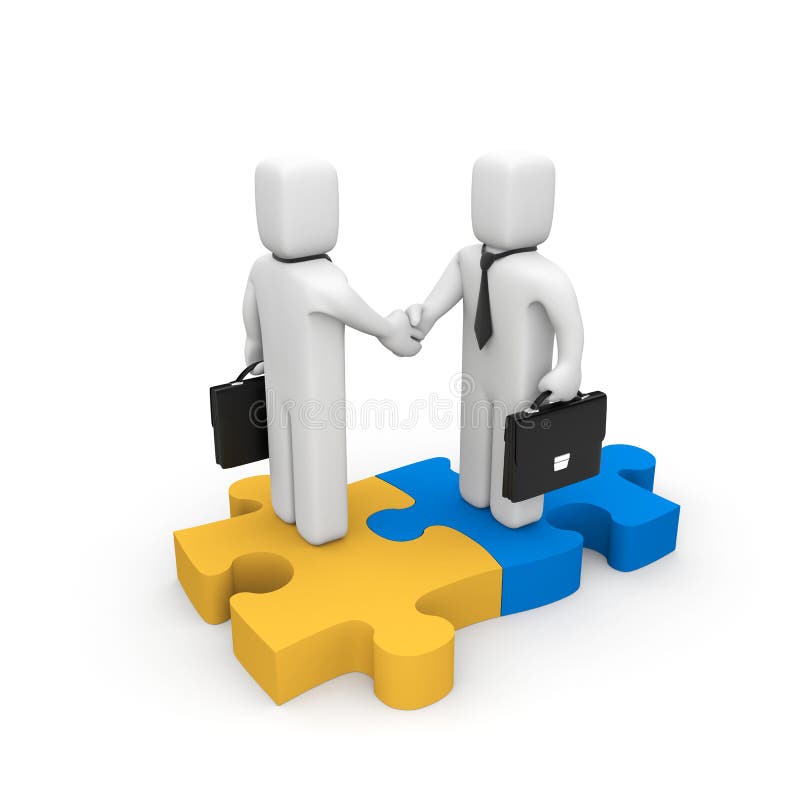 El acuerdo acertado stock de ilustración. Ilustración de meta - 5272167