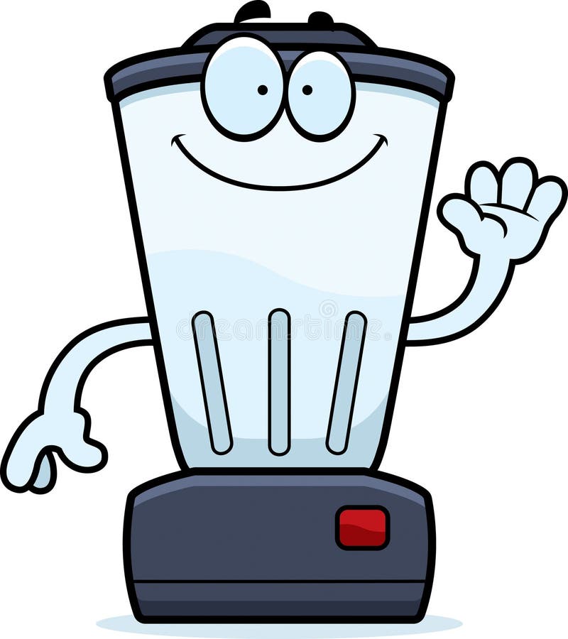 El Agitar De La Licuadora De La Historieta Ilustración del Vector ...