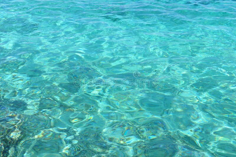 El Agua De La Turquesa Es Muy Hermosa Foto de archivo - Imagen de ...