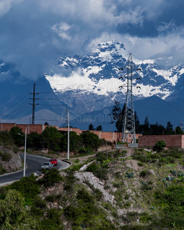 El Altar Volcano, a Beatifull Mountain in Ecuador Stock Image - Image ...