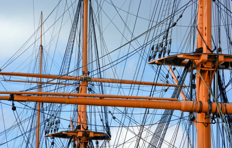 El aparejo foto de archivo. Imagen de barcos, poleas - 36315526