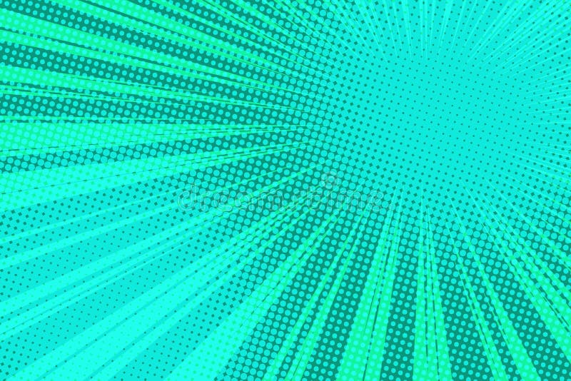 El Arte Pop Verde Irradia El Fondo Ilustración del Vector - Ilustración ...