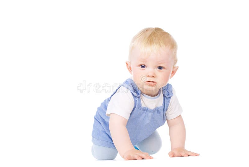 El Bebé Aprende Arrastrarse Imagen de archivo - Imagen de conocimiento ...