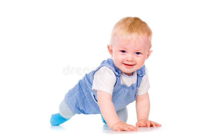 El Bebé Aprende Arrastrarse Imagen de archivo - Imagen de conocimiento ...