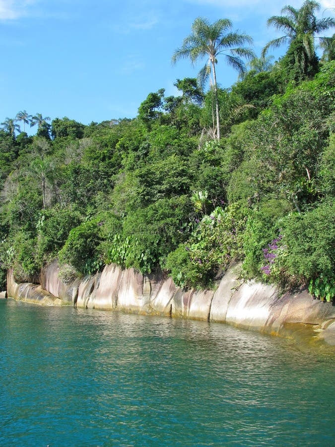 El Brasil: Costa Verde Que Sorprende ( Imagen de archivo - Imagen de ...